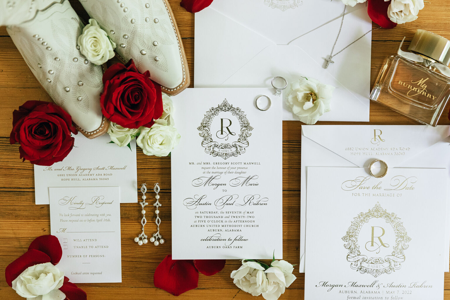 Morgan Marie Maxwell & Austin Paul Rabren - Alabama Weddings