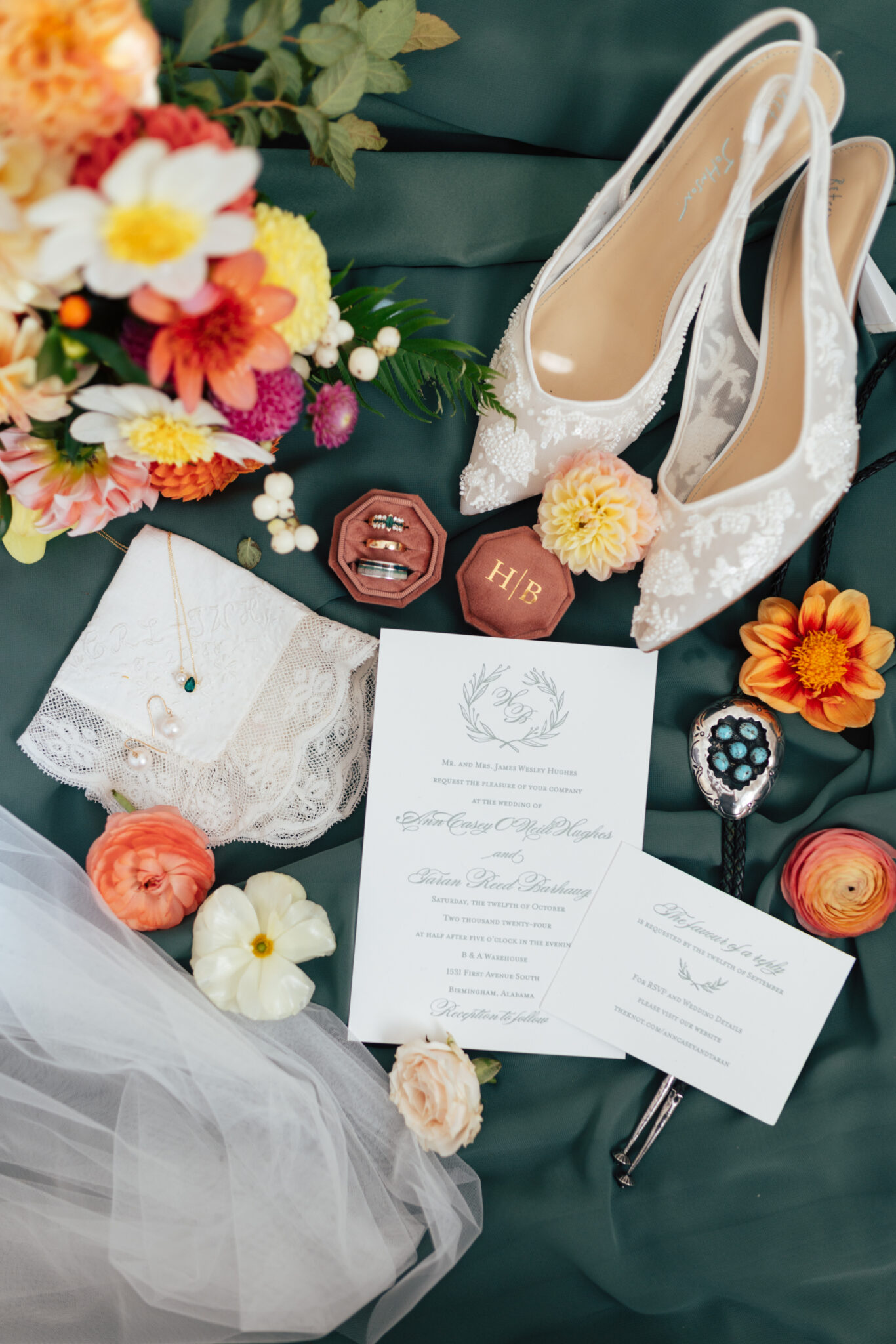 Ann Casey O’Neill Hughes & Taran Reed Barhaug - Alabama Weddings