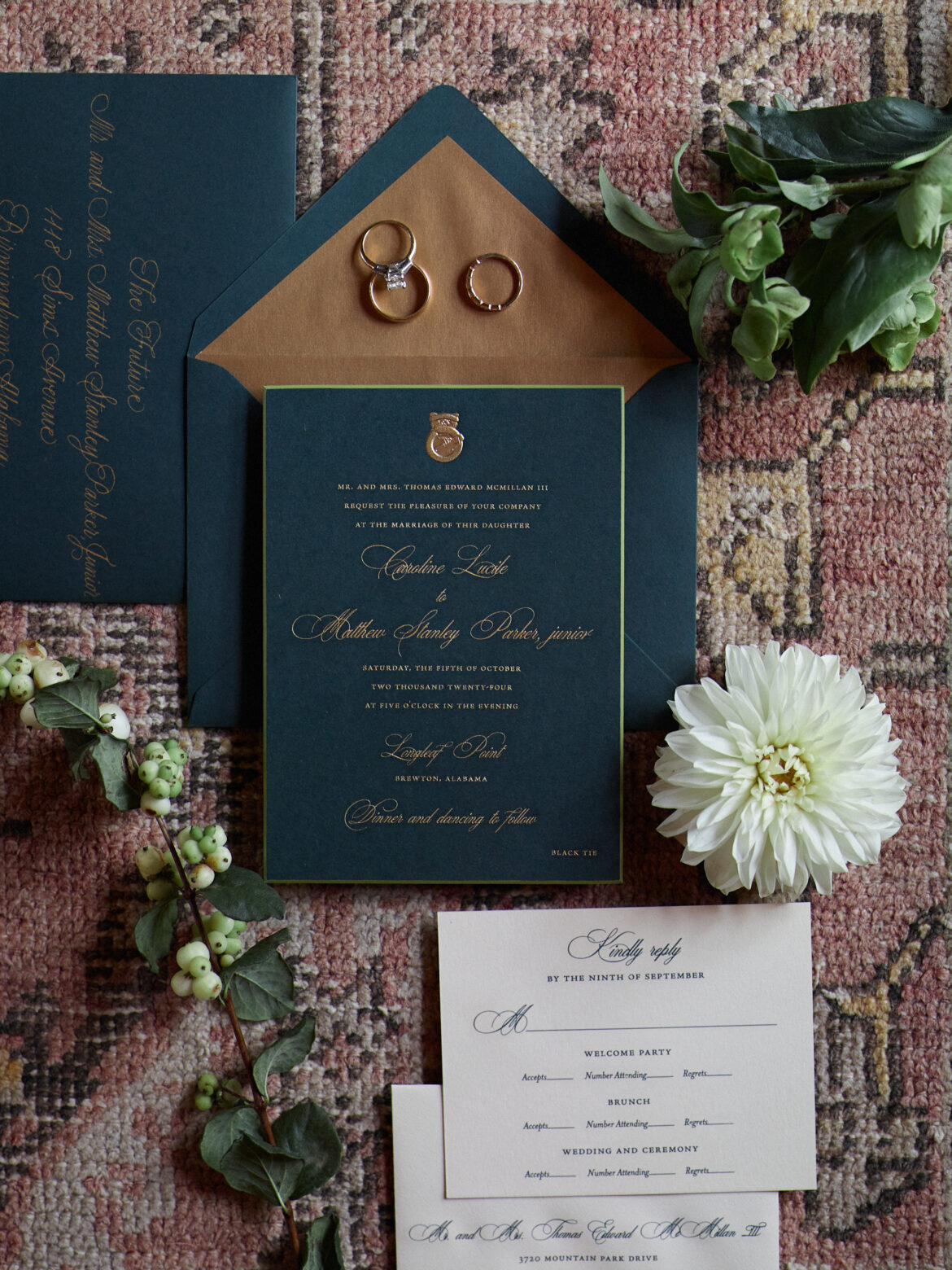 Caroline Lucile McMillan & Matthew Stanley Parker - Alabama Weddings