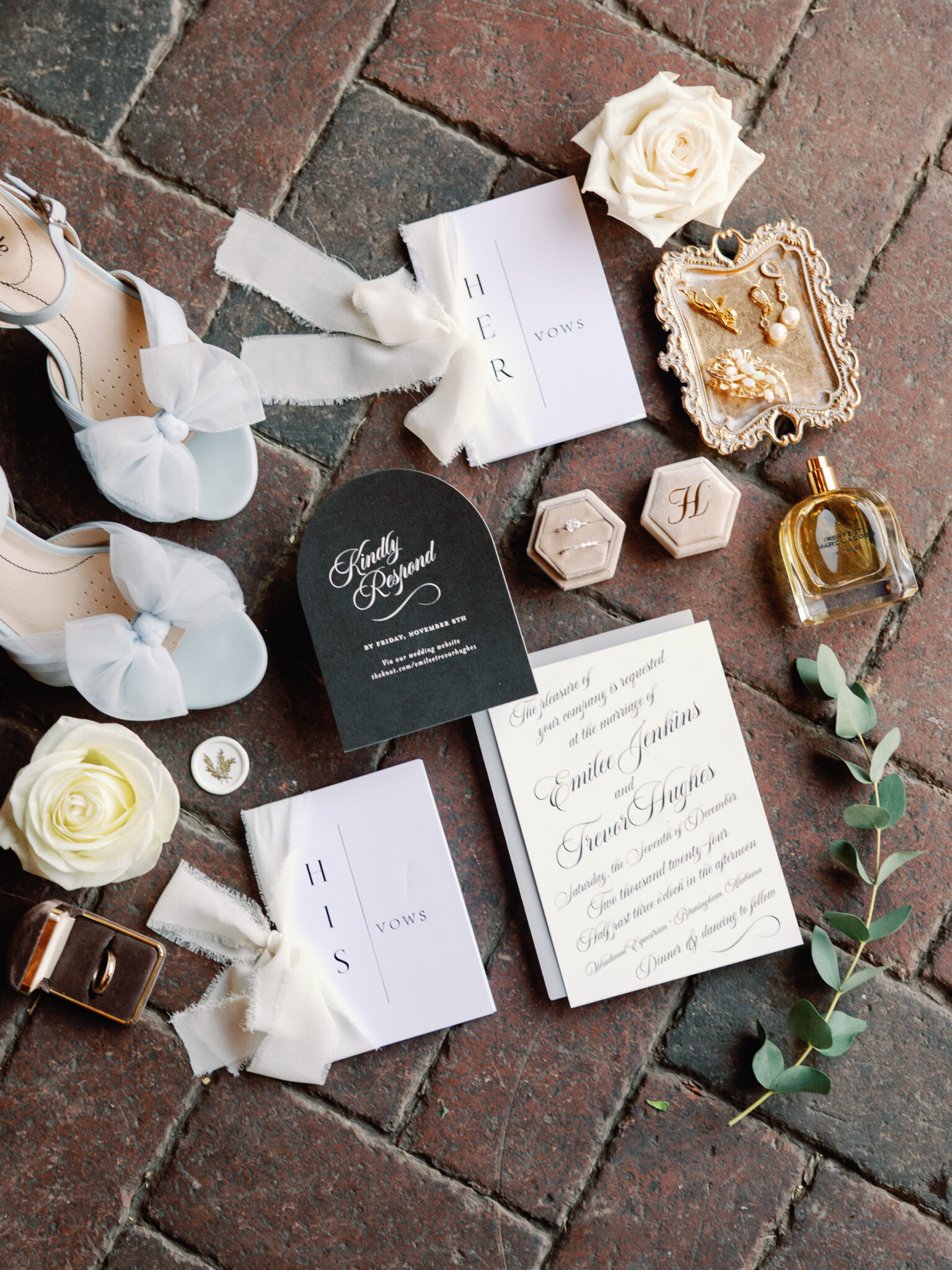 Emilee Claire Jenkins & Trevor Lyon Hughes - Alabama Weddings